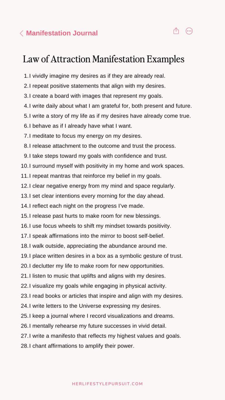 100 Best Manifestation Journal Prompts to Attract Your Dream Life